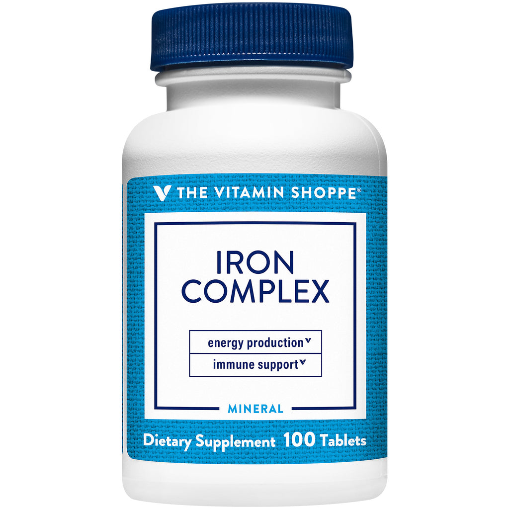 Complejo de Hierro en Tabletas - the Vitamin Shoppe | the Vitamin ...