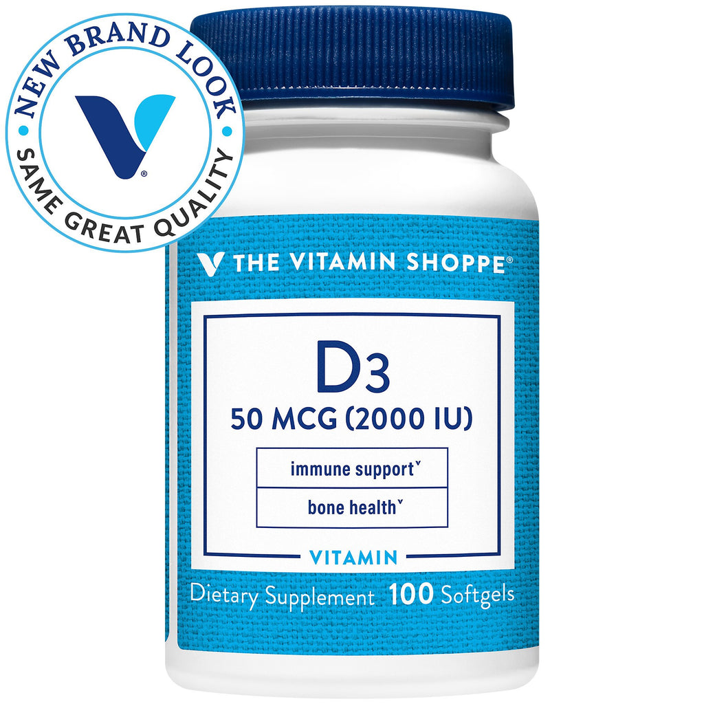 Vitamina D3 2000 IU en Cápsulas - the Vitamin Shoppe | the Vitamin ...