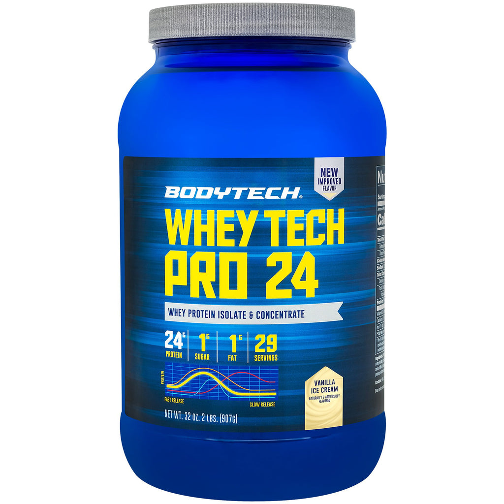 Proteina BodyTech Whey Tech Pro 24 - Vainilla - Alta en BCAAs | the ...