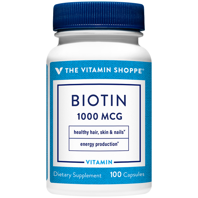 Biotina 1mg en Cápsulas Vitamina B7 - the Vitamin Shoppe | the Vitamin ...